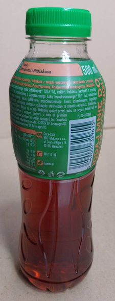 FUZETEA Black Ice Tea Peach Hibiscus PET 500 ml | BEVERAGES \ Fuze Tea ...