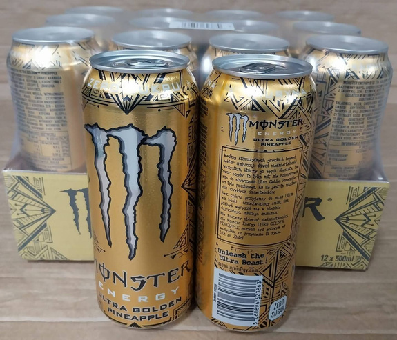 Monster Ultra Gold 500 ml | NAPOJE ENERGETYCZNE \ Monster OFERTA ...