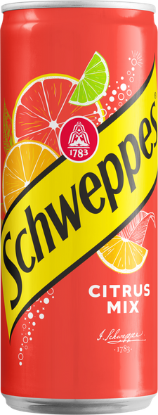 Schweppes Citrus Mix CAN 330 ml SLEEK | BEVERAGES \ Schweppes OFFER ...