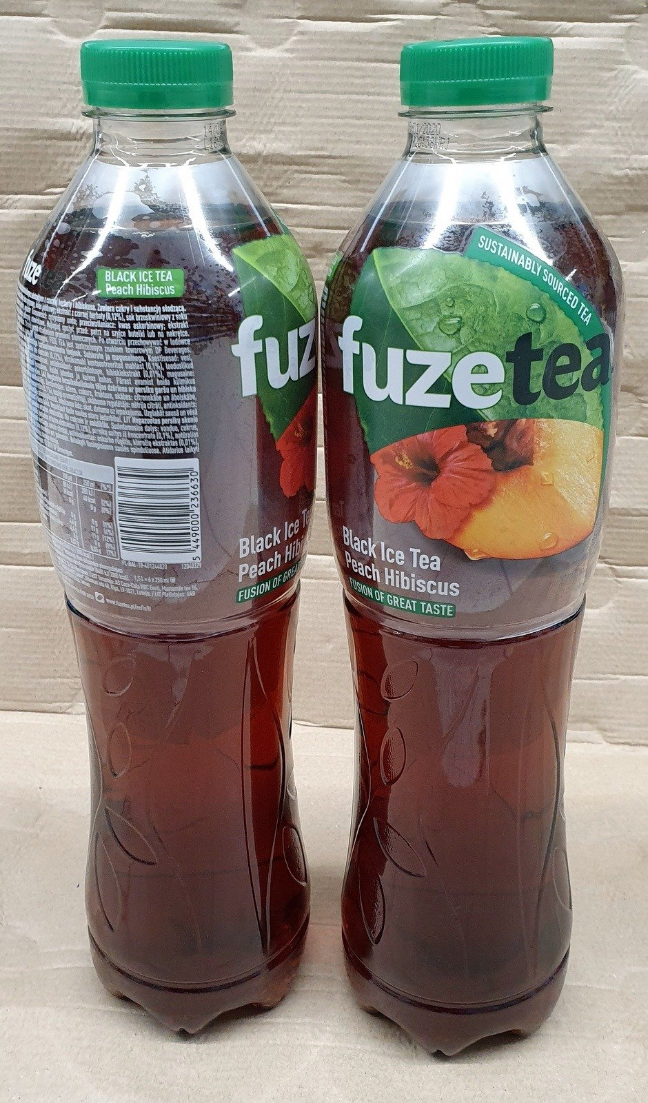 FUZETEA Black Ice Tea Peach Hibiscus PET 1,5 L | BEVERAGES \ Fuze Tea ...