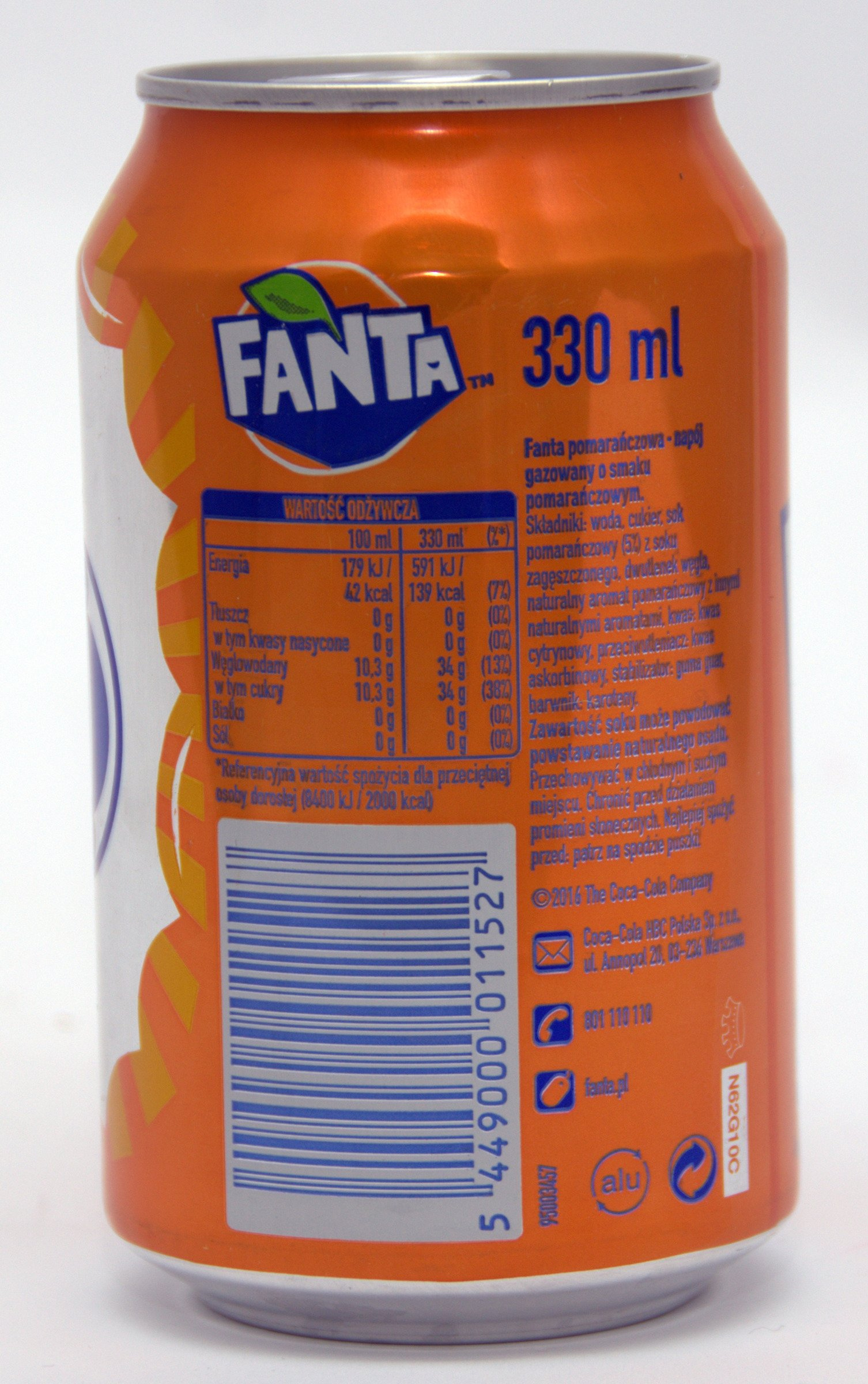 Fanta Orange CAN 330 ml | BEVERAGES \ Fanta OFFER \ BRANDS \ Fanta | Markowe perfumy i kosmetyki