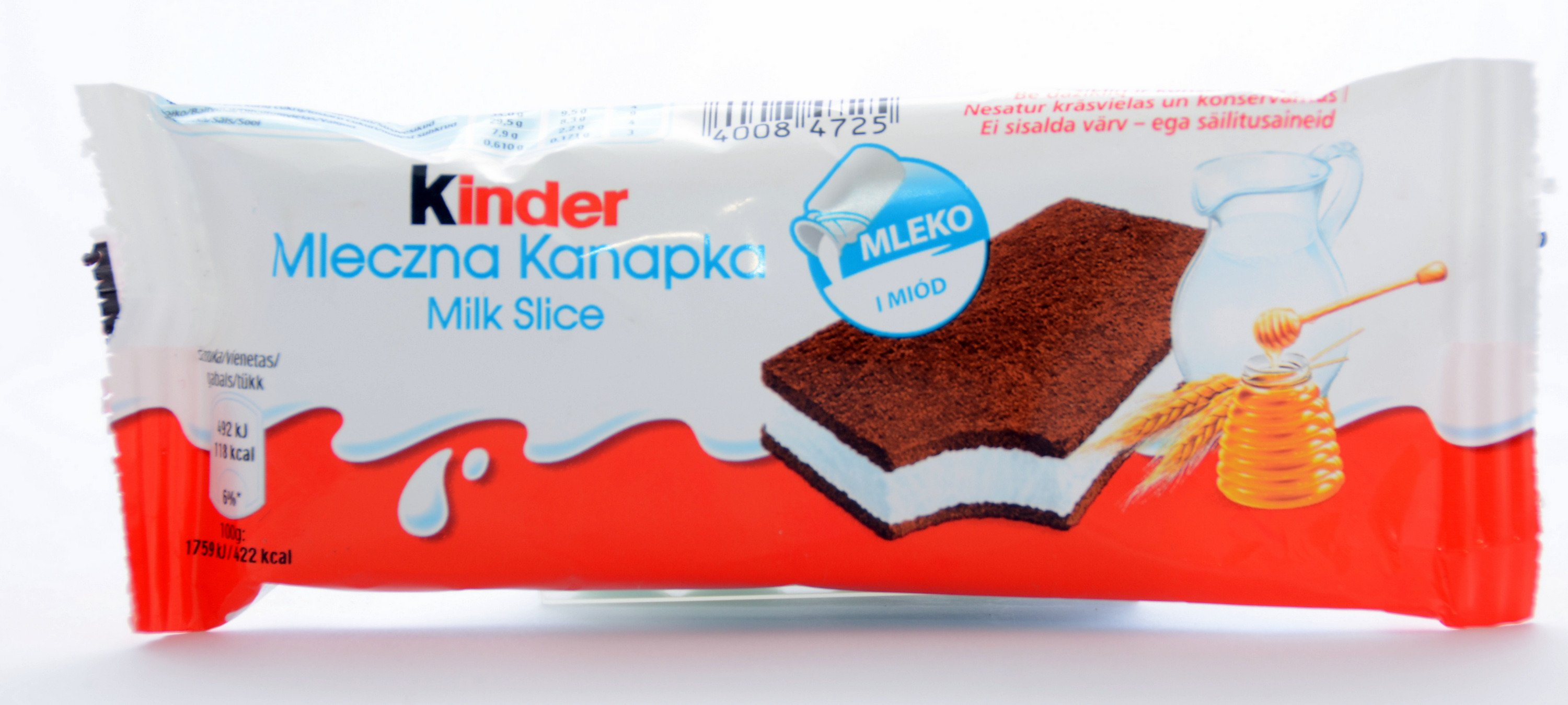 Kinder Milk Slice 28 g | CONFECTIONERY \ Kinder OFFER \ BRANDS \ Kinder ...