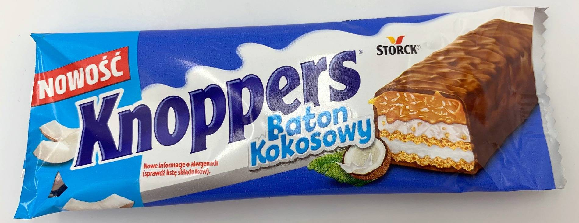 Knoppers 120g (3 x 40 g) Coconut | CONFECTIONERY \ Storck OFFER ...