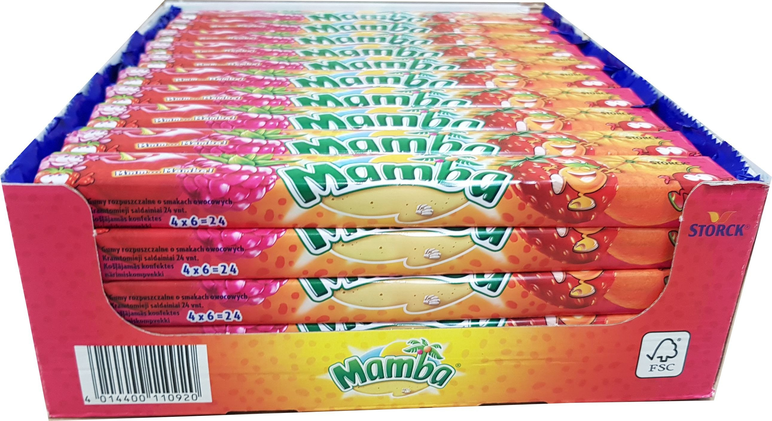 Mamba 106g (4x26,5g) / Box 50x106g | CONFECTIONERY \ Storck OFFER ...
