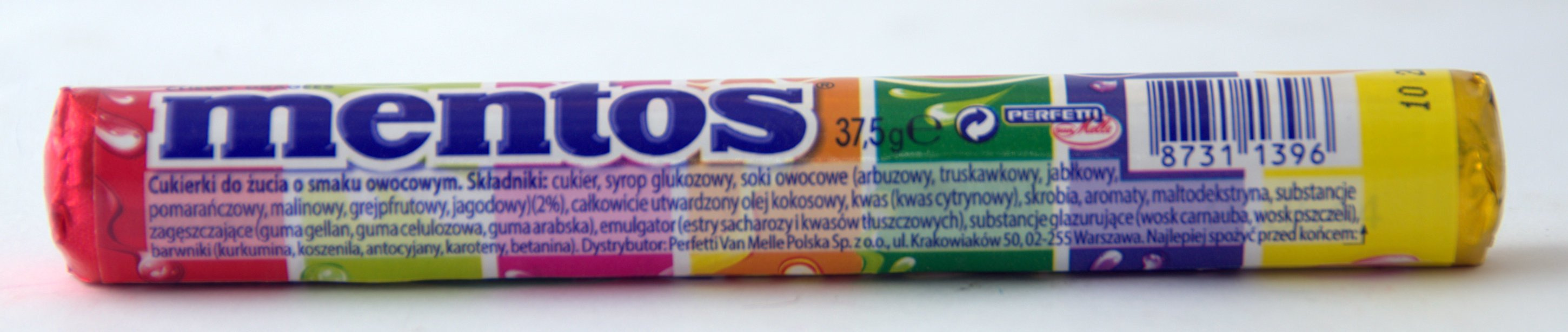 Mentos rainbow 37,5 g | CONFECTIONERY \ Mentos OFFER \ BRANDS \ Mentos ...