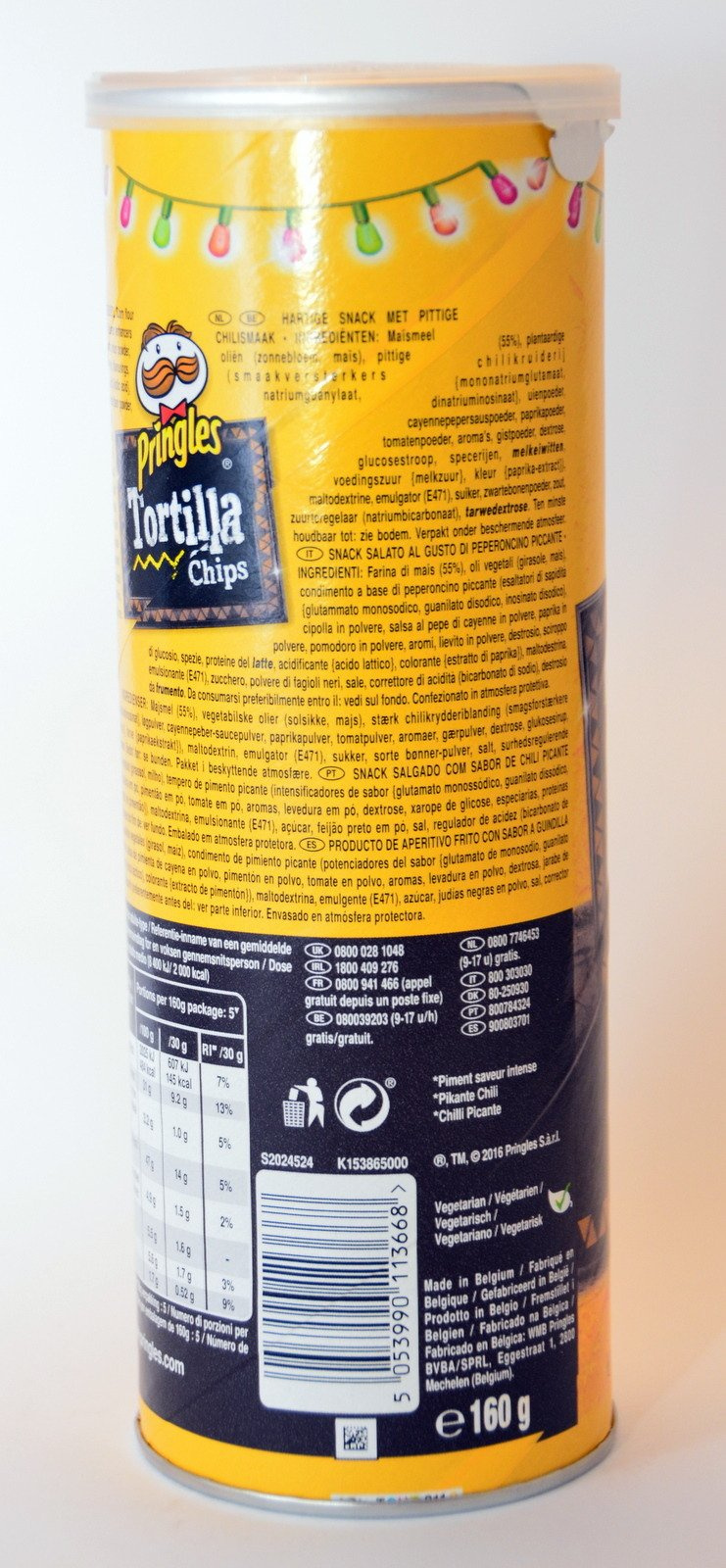 Pringles Tortilla Chips Spicy Chilli 160 g | GROCERY \ Crisps and ...