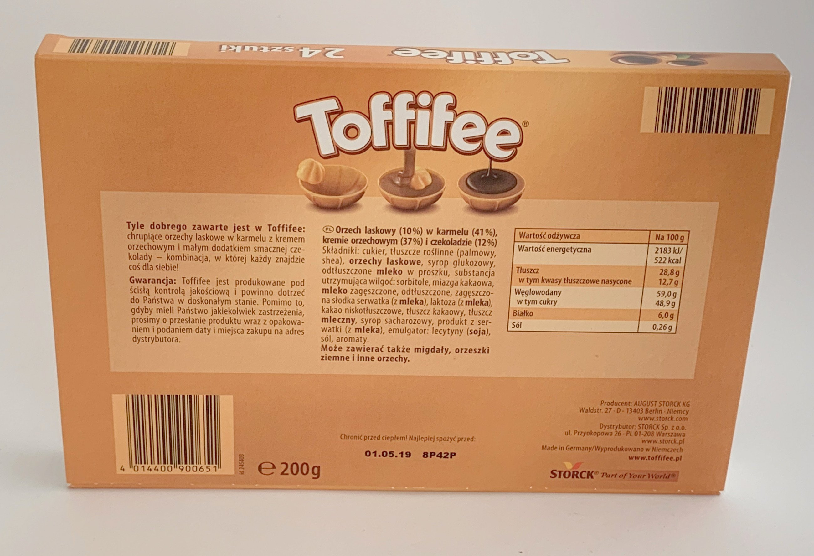 Toffifee 200g (24 pcs) | CONFECTIONERY \ Storck OFFER \ SWEETS \ Storck ...