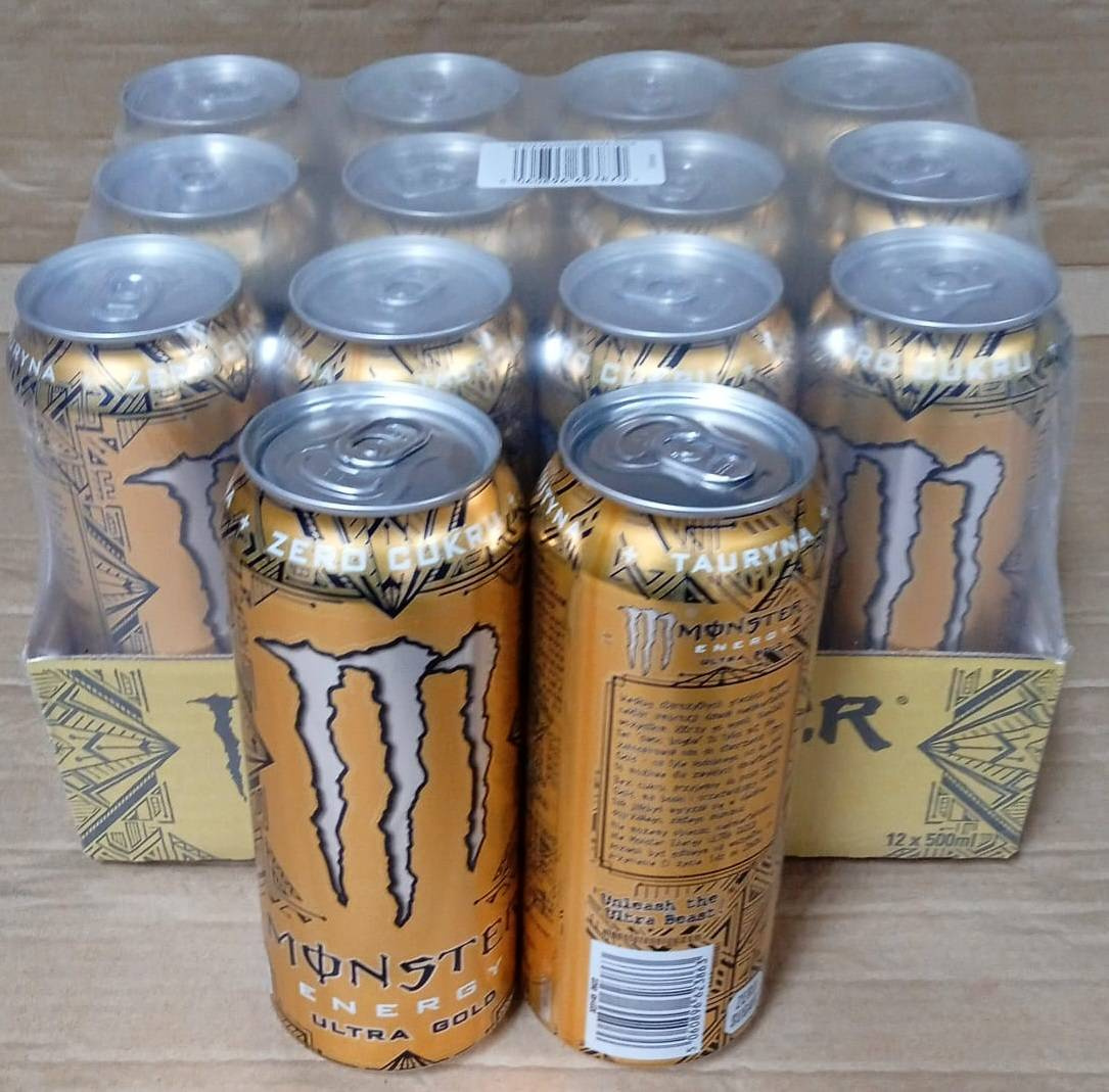 Monster Ultra Gold 500 ml | NAPOJE ENERGETYCZNE \ Monster OFERTA ...