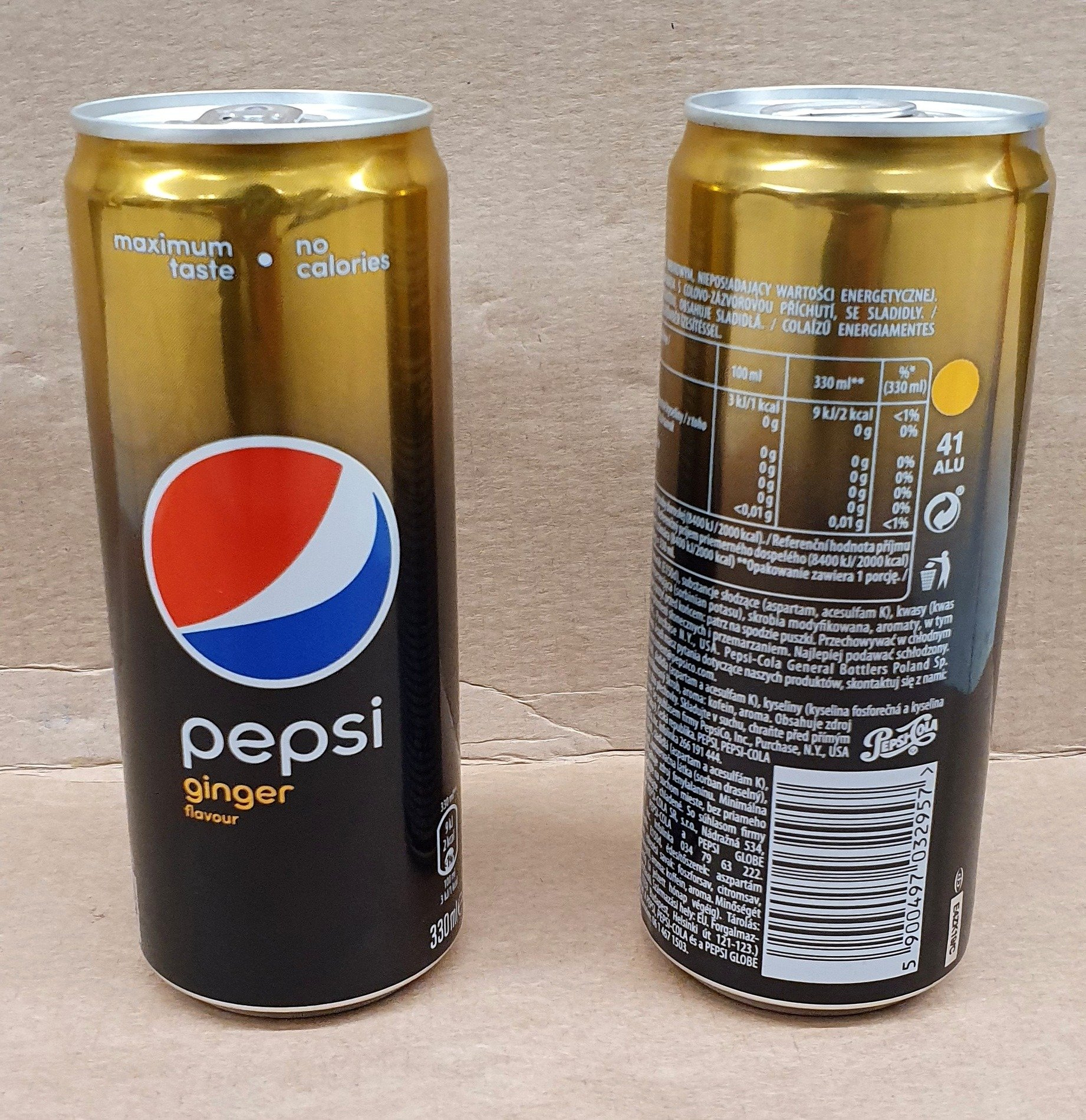 Pepsi Ginger 330 ml CAN SLEEK | NAPOJE \ Pepsi OFERTA \ MARKI \ Pepsi ...